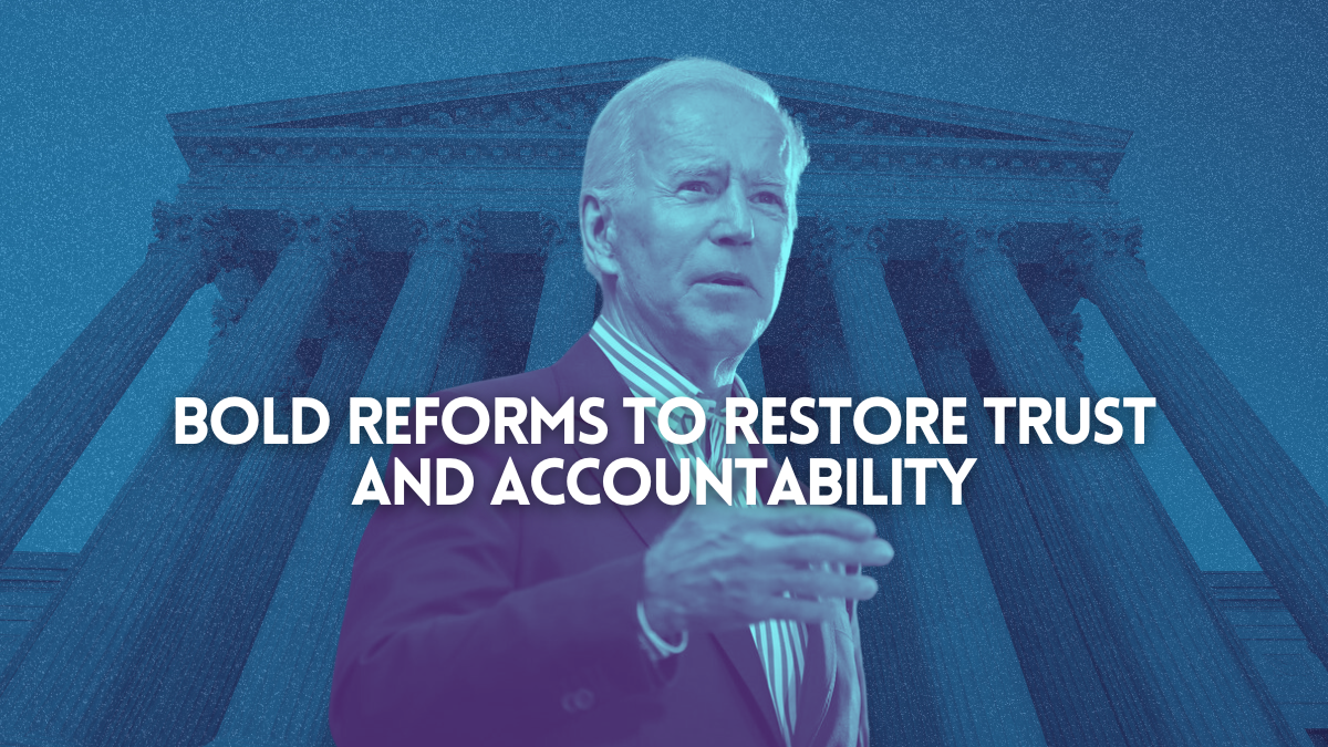 President Joe Biden calls for 3 ‘bold reforms to restore trust and ...