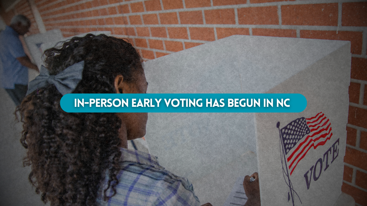 In-person early voting has begun in North Carolina: What you need to ...